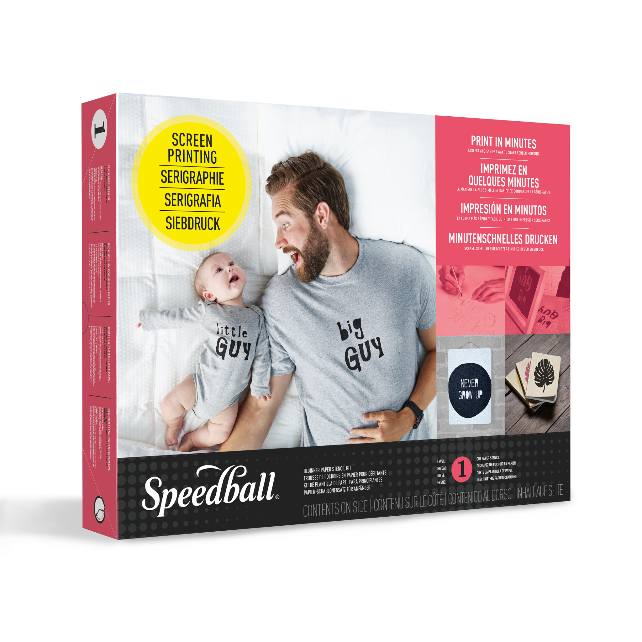 Speedball Beginner Paper Stencil Kit | Screenprinting Supplies – Art ...