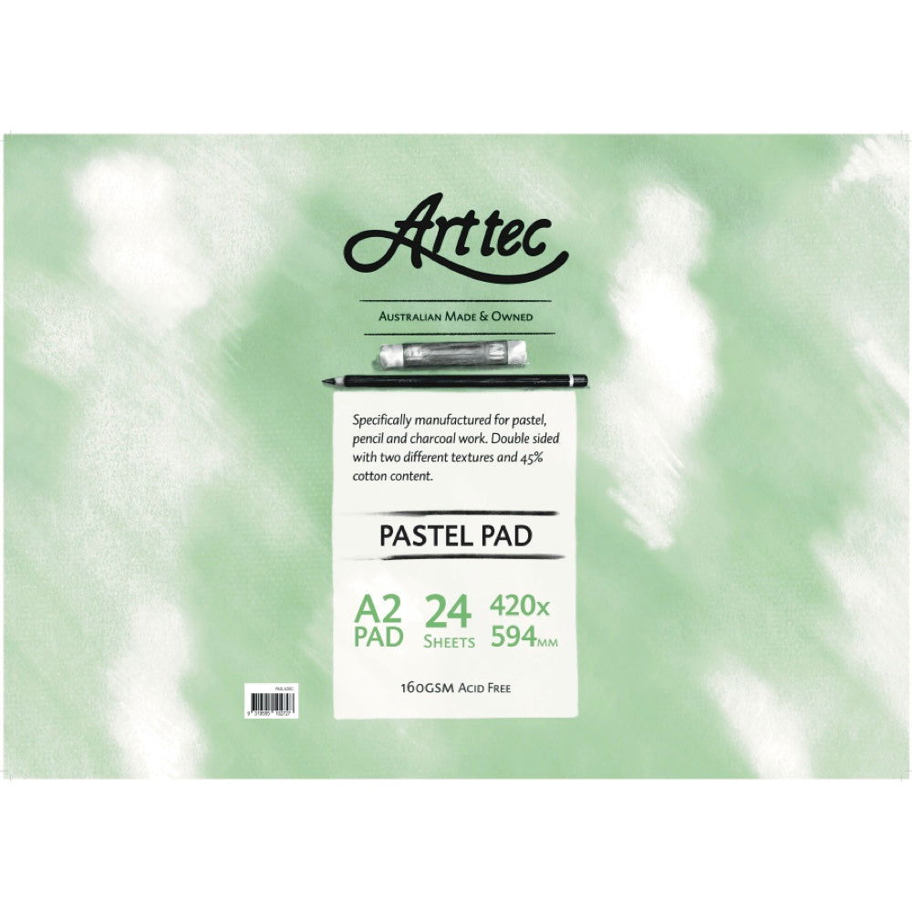ARTTEC PASTEL PAD 160gsm 24 SHEETS | Artist Pastel Paper – Art Shed ...