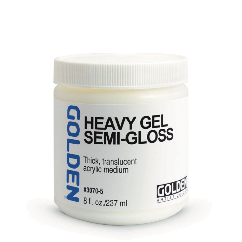 GOLDEN Medium 237ml - Heavy Gel Semi-Gloss | Artist Acrylic Paint – Art ...