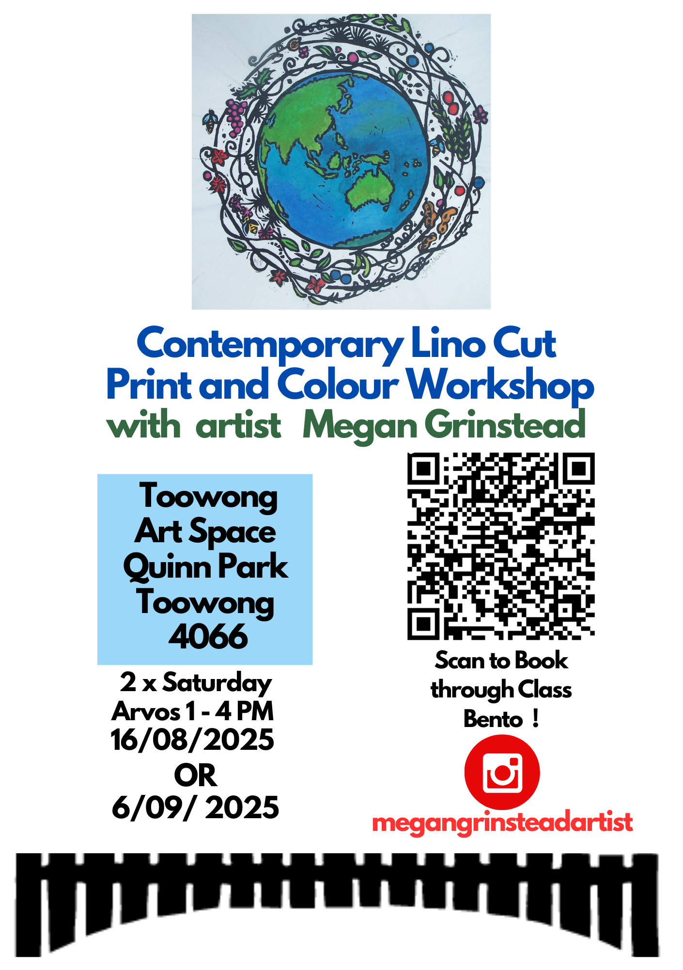 Contemporary Lino Print and Colour Workshop | Megan Grinstead – Art ...