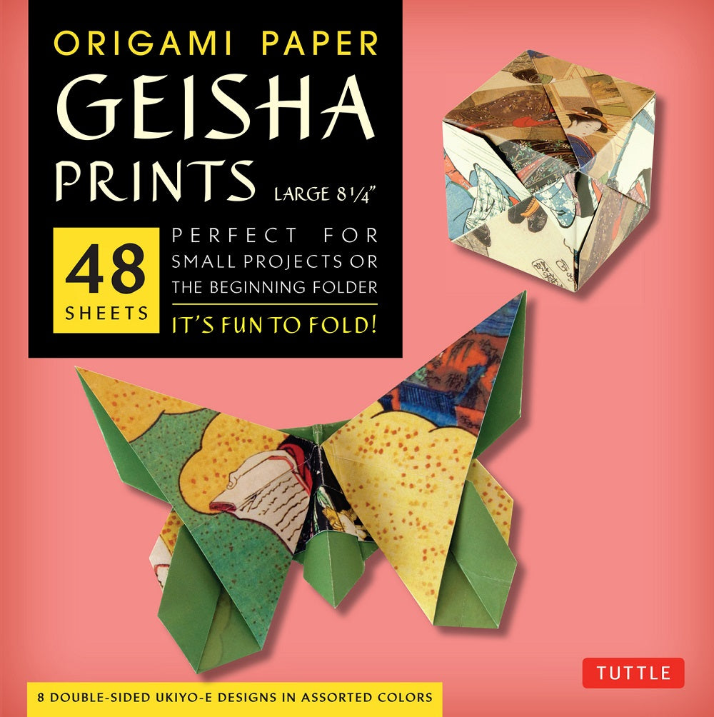 Origami Paper 21 x 21cm - Geisha Prints | Origami Paper and Supplies ...