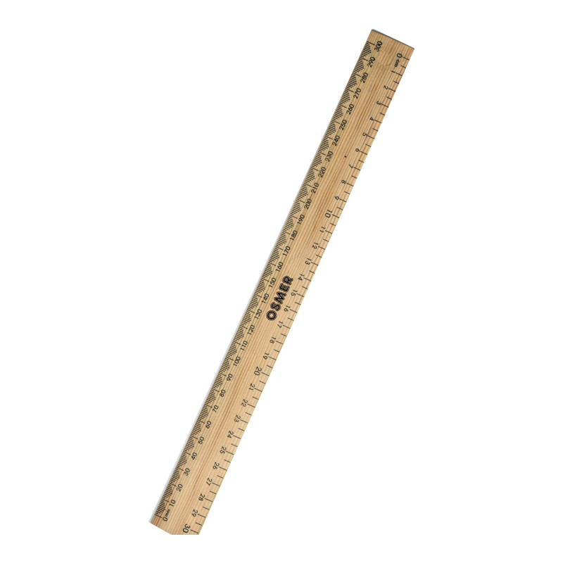 Osmer 30cm Wooden Ruler | Artist Rulers – Art Shed Brisbane